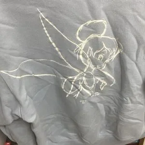 Uniqlo | Sweaters | Uniqlo Disney Tinkerbell Light Blue Crewneck ...